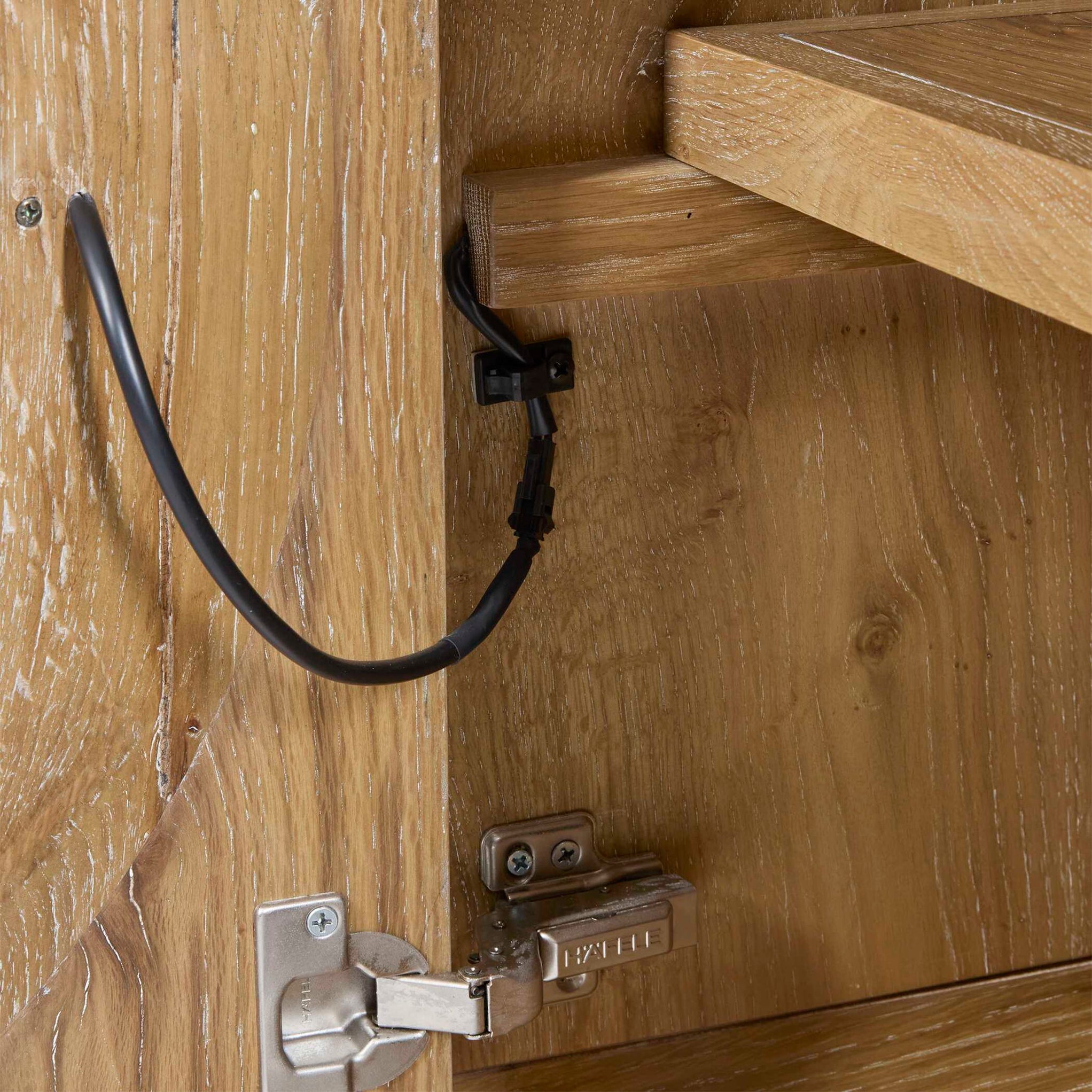 Forest Rings - Lighted 3 Door Cabinet - Light Brown — The Market Home ...